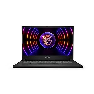 MSI Stealth 15 15.6" FHD 144Hz Gaming Laptop: Intel Core i5-13420H, RTX 4060, 16GB DDR5, 512GB NVMe SSD, USB-Type C, Cooler Boost Trinity+, Win11 Home: Core Black A13VF-038US
