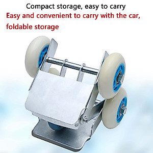 FREEDOH 500kg Self-Rescue Trailer Motorcycle Emergency Self-Rescue Booster Foldable Booster Trailer for Moped Scooters Motorcycles Electric Tricycles Electric Vehicles