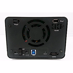 BUSlink CipherShield 2-Bay RAID 1 Mirror USB 3.0/eSATA FIPS 140-2 HIPAA 256-bit AES Hardware Encrypted External Desktop SSD Drive (4TB - 2TB x 2)