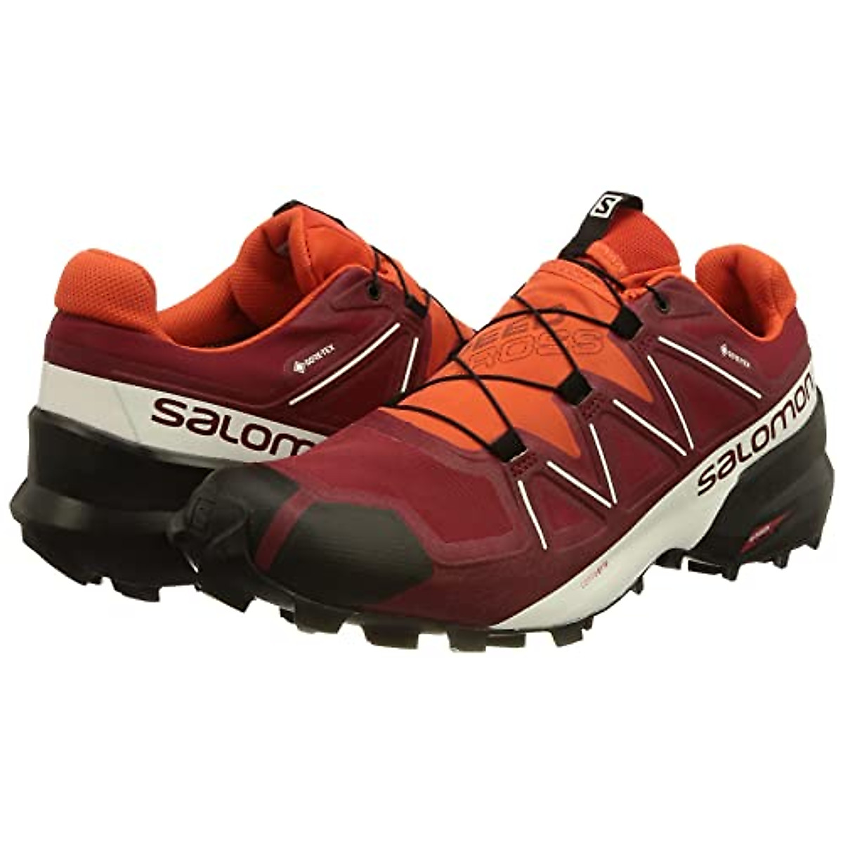 Salomon Speedcross 5 Gore-tex Trail Running Shoes for Men, Biking Red, 11.5
