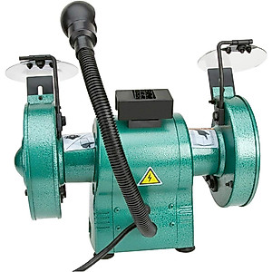 Grizzly Industrial T24463-6" Bench Grinder with Work Light