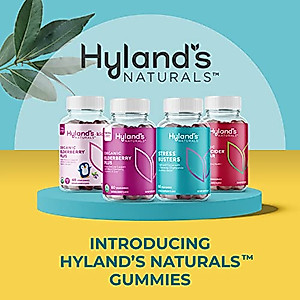 Stress Busters Gummies by Hyland's Naturals, Calm and Focus with L-Theanine, Chamomile and Lemon Balm, 60 Vegan Gummies (30 Days)