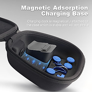Complete Component Pack for Xbox Elite Controller Series 2 - Accessories Includes 1 Controller Carrying Case, 1 Charging Dock, 4 Thumbsticks, 4 Paddles, 1 Adjustment Tool and 1 Charging Cable(BLUE)