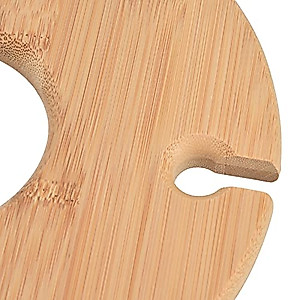 Kadimendium Wooden Wine Storage Stand, Easy to Install Bamboo Wine Glass Stand Convenient for Kitchen for Living Room