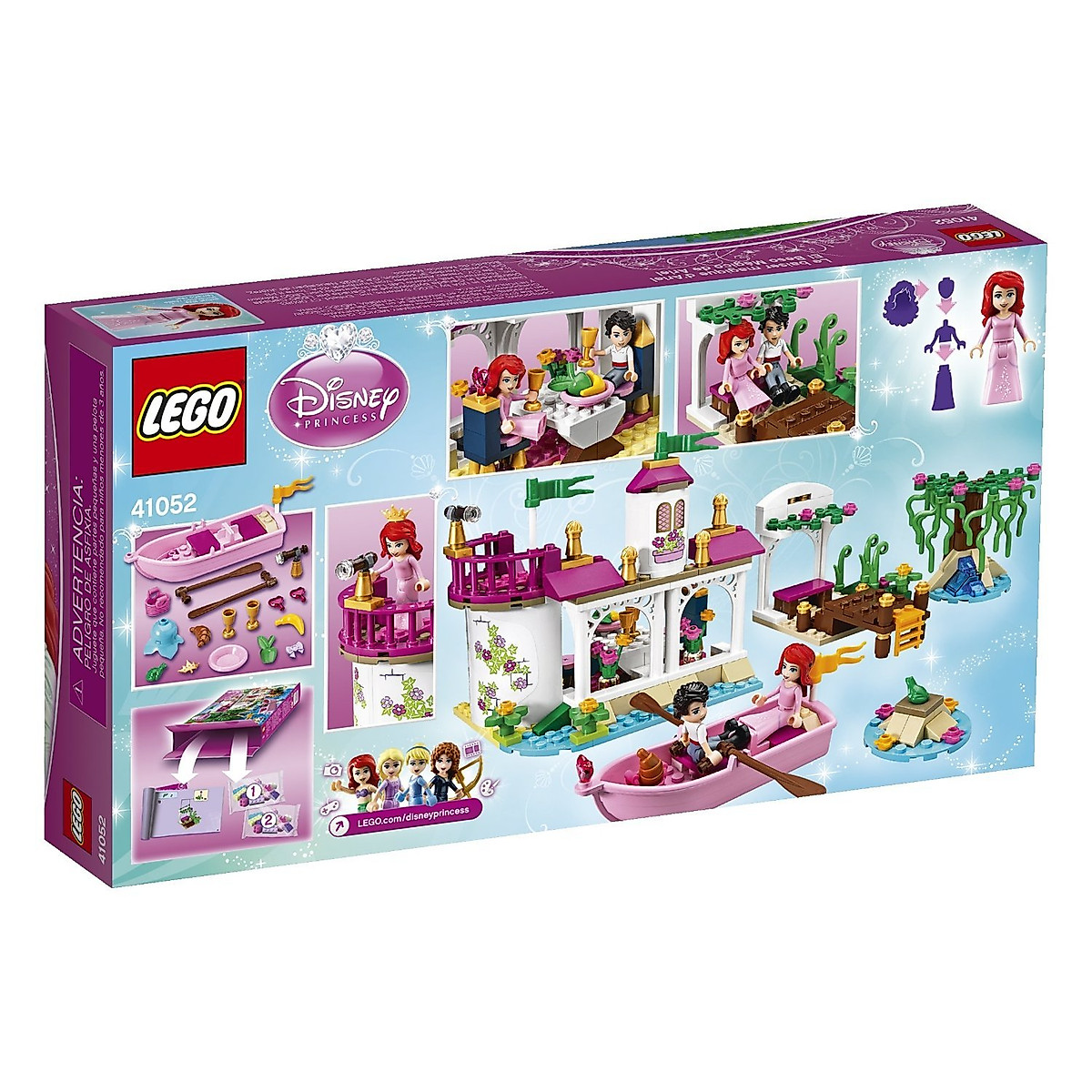 Disney Princess LEGO 250 PCS Ariel's Magical Kiss Brick Box Building Toys