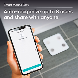 Wyze Smart Scale for Body Weight and Fat, FSA HSA Eligible, Digital Bathroom Scale, Weighing Machine for People's Muscle BMI, Bluetooth Electronic Body Composition Monitor, 400lb