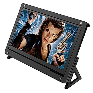 Longruner 7 inch Raspberry Pi Touch Screen Case Holder for Raspberry Pi 3 2 Model B and RPi 1 B+ A BB Black PC Various Systems LSC7B-1
