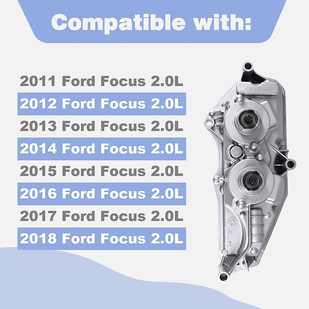 CULMKARI TCM TCU Pogrammed Transmission Control Module Unit Compatible with 2011-2018 Ford Focus Replace Number A2C53377498 AE8Z-7Z369-F (Focus 2.0L)