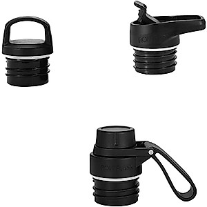 IRON °FLASK Sports Water Bottle - 24 Oz, 3 Lids (Spout Lid), Leak Proof, Vacuum Insulated Stainless Steel, Hot Cold, Double Walled, Thermo Mug, Standard Metal Canteen - Rose Gold