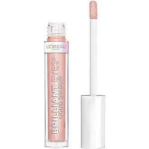 L’Oréal Paris Brilliant Eyes Shimmer Liquid Eye Shadow, Longwearing Lasting Shimmer, Crease Resistant, Flake-Proof, Precision Applicator, Quick Dry, Non-Greasy, Paradise Star, 0.1 oz.