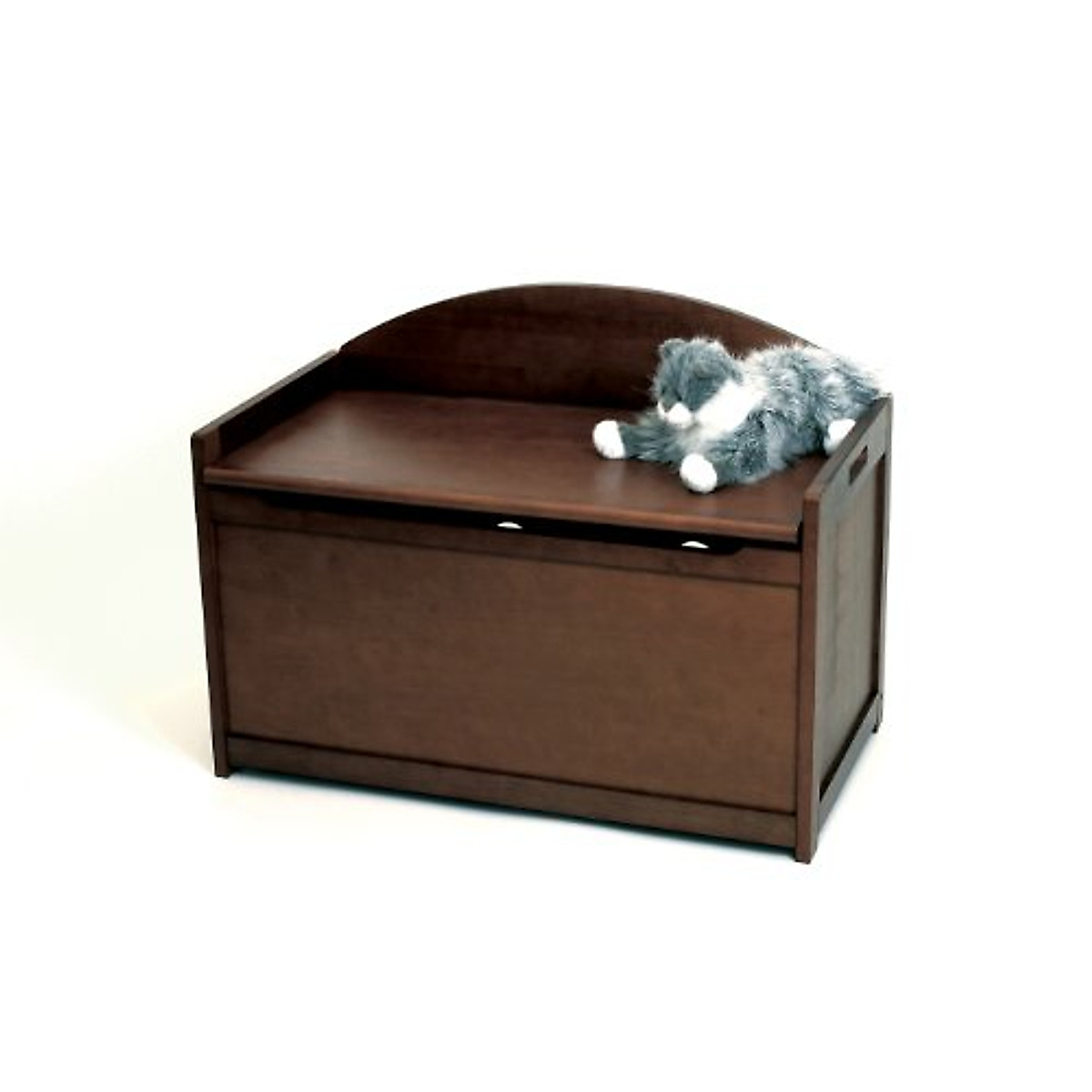 Lipper International Child's Toy Chest, 33.25" W x 17.75" D x 24.5" H, Walnut Finish