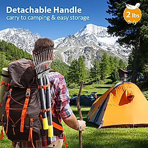 Rake, Garden Leaf Rakes for Lawns Heavy Duty, Yard Metal Rake Tools with 9" Small Narrow Rake Head, 65” Adjustable Long Handle, 11 Steel Tines, Quick Clean up Rake for Shrub, Flower Bed, Camping