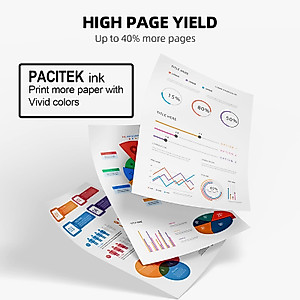 PACITEK Compatible Refill Ink Bottle Replacement for 522 T522 T522120 Use with EcoTank ET-2720 ET-2710 ET-4700 Printer (2Black, 1Cyan, 1Magenta, 1Yellow)