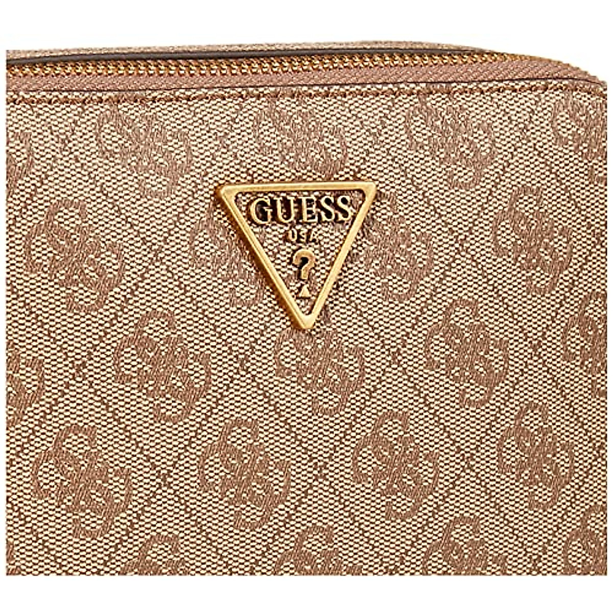 GUESS womens Noelle Crossbody Camera, Latte, One Size US