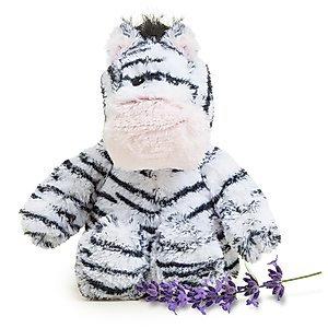 warmies Microwavable & Weighted Stuffed Animals, Zebra - Heated Stuffed Animal Plushie for Warmth & Comfort - Cute Soft Plush Toys for Adults & Children (Boys, Girls, Babies & Toddlers)