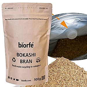 Biorfe 2 Bucket Bokashi Compost Starter Kit, All Season Indoor Beginners Composter, Countertop Kitchen Bokashi Bin, Composting Container with 6.6 lb Compost Bran, Food Recycler for Living Indoor