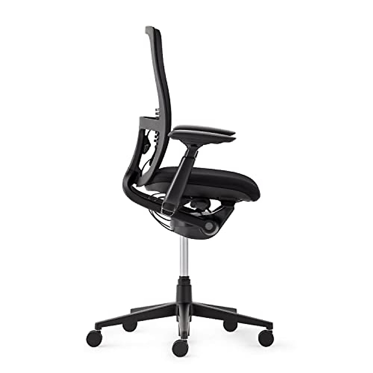 Haworth Zody Dual Posture Mesh Office Chair – Ergonomic Desk Chair with Forward Tilt Option – with Lumbar Support (Coal)