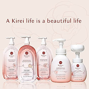 MyKirei By Kao Conditioner Refill with Japanese Tsubaki & Rice Water for Hair, Sustainable Bottle, Citrus, 10.1 oz