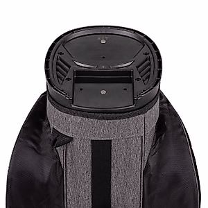 Founders Club Franklin Golf Push Cart Bag -Riding -Full Rain Cover -Secure Base -Light Weight -15 Way Full Length Divider-External Putter Tube-Embroidery Panel (Blue)