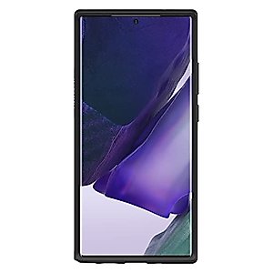 OtterBox Galaxy Note20 Ultra 5G Symmetry Series Case - BLACK, ultra-sleek, wireless charging compatible, raised edges protect camera & screen