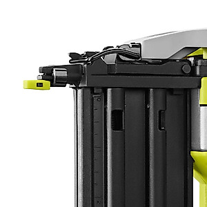 RYOBI ONE+ 18V 18-Gauge Cordless AirStrike Brad Nailer P321 with Battery and Charger (Renewed)