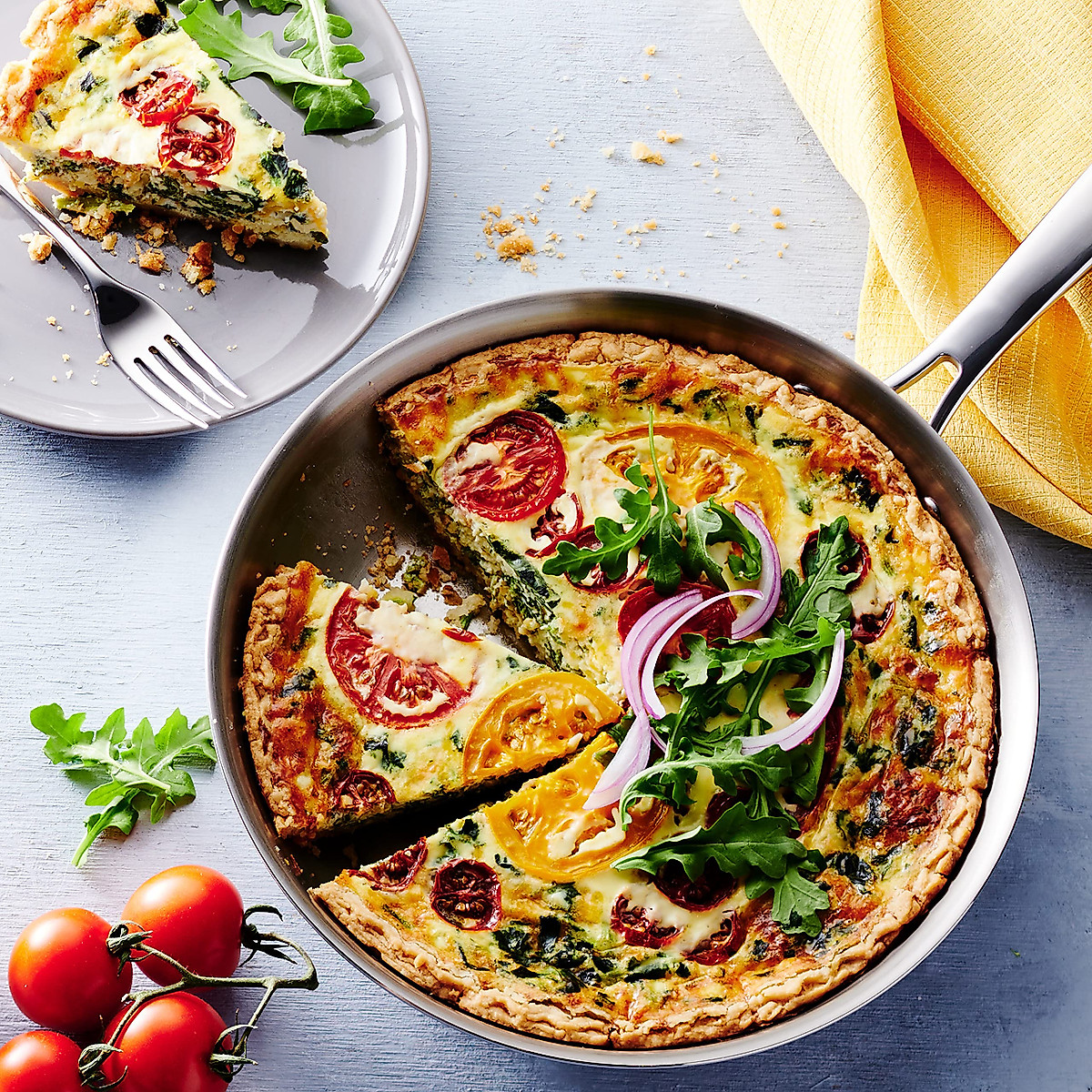 Tramontina Fry Pan Stainless Steel Tri-Ply Clad 10-Inch, 80116/005DS