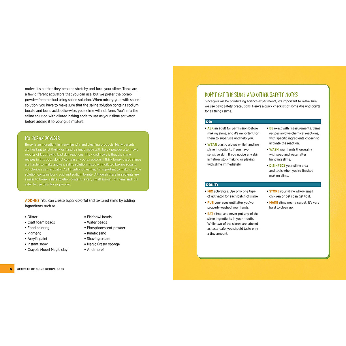 Secrets of Slime Recipe Book: 30 Projects for Stretchable, Squishy, Sensory Fun!