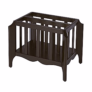 Butler Specialty Company Wilshire Magazine Storage Rack / Basket - Chocolate Brown