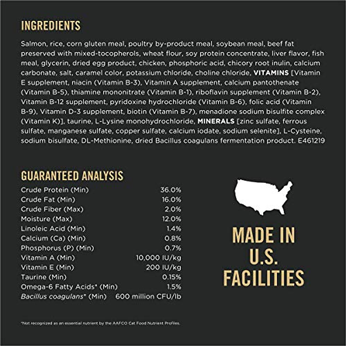 Purina Pro Plan High Protein Cat Food With Probiotics for Cats, Salmon and Rice Formula - 7 lb. Bag