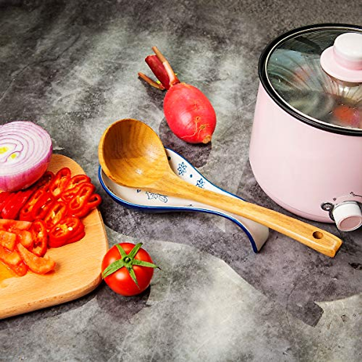 KINGSBULL HOME Spoon Rest for Stove Top Spoon Rest for Kitchen Counter