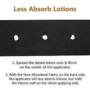 Yvoier Tanning Back Lotion Applicator-Self Tanning Lotion Applicator for Back Tanner Lotion Double-Side Used Back Buddy Lotion Applicator Apply Lotion to Back Smooth Even Tan