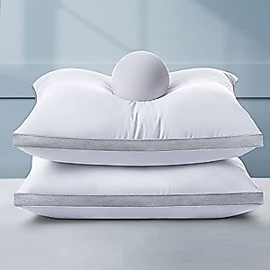 Mislili King Size Pillows and 3 inch Memory Foam Mattress Topper Bundle