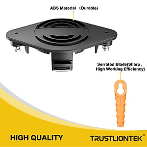 TRUSTLIONTEK Trimmer Blades Head Replacement Spool,Compatible with Black & Decker GH900 GH600 LST522 LCC140，Can Replace AF1003ZP，AF-100-32P Replacement spools. (1+10 Blade), TLHGB-01-BD