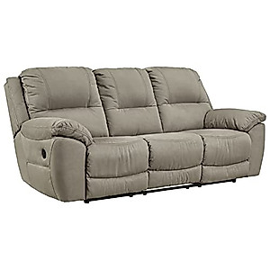 Signature Design by Ashley Next-Gen Gaucho Reclining Sofa, 93"W x 41"D x 43"H, Gray