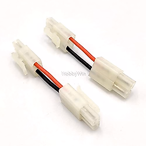 Replacement Part For Big 2P Plug Male TO Male Convertor Cable Positive To Square Hole RC Vehicle Wire