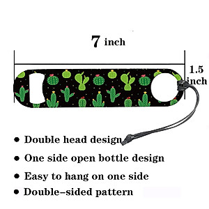 Funny Cactus Stainless Steel Flat Bottle Opener for Kitchen, Party, Bar or Restaurant, Funny Boyfriend Men friends Gift