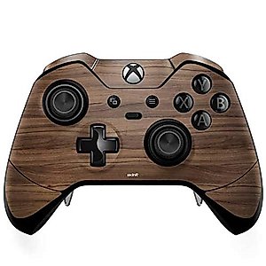 Skinit Decal Gaming Skin Compatible with Xbox One Elite Controller - Originally Designed Natural Walnut Wood Design