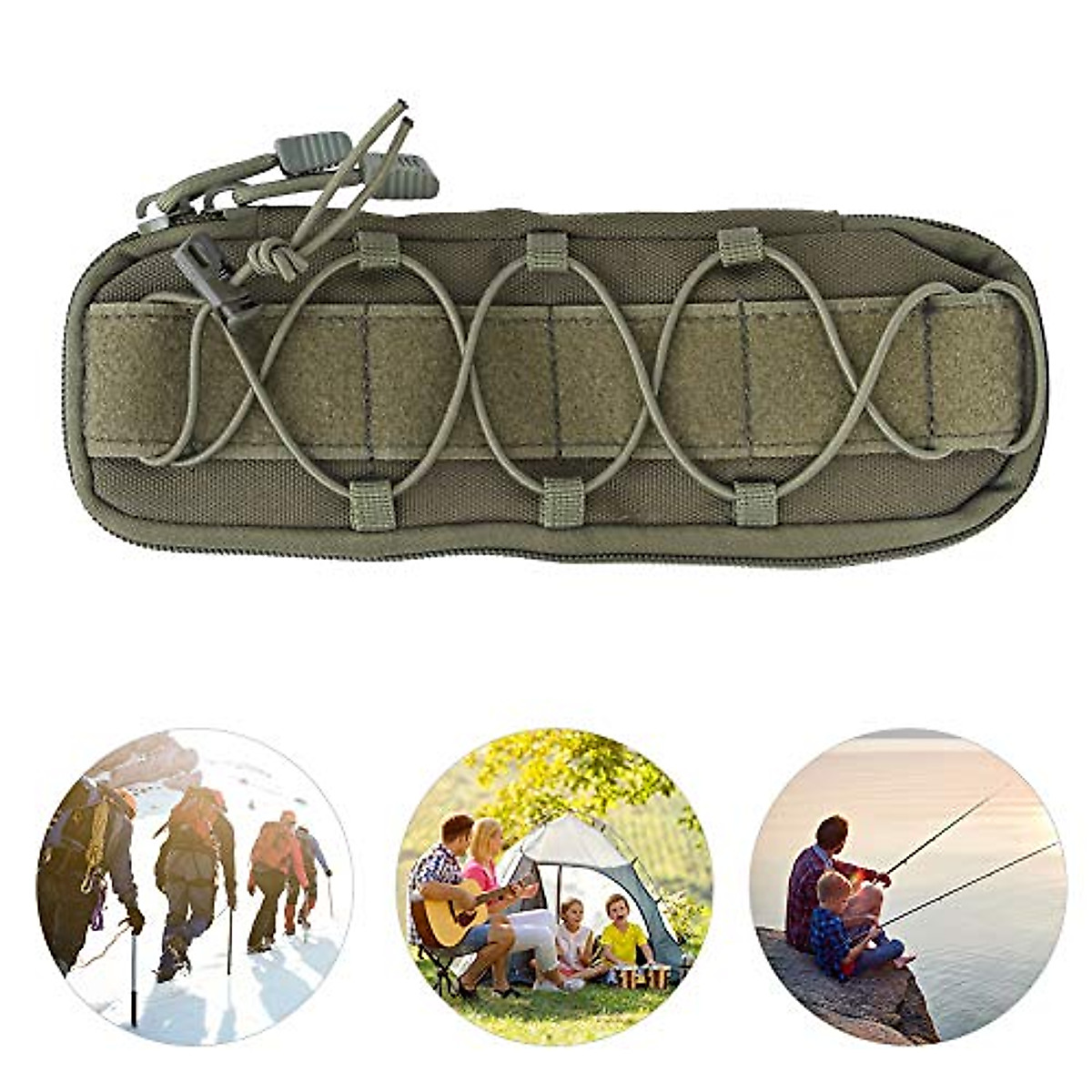 YYQTGG Survival Knife Cover Bag, Multifunction Outdoor Knife Cover Bag for Travel for Fishing(Green)