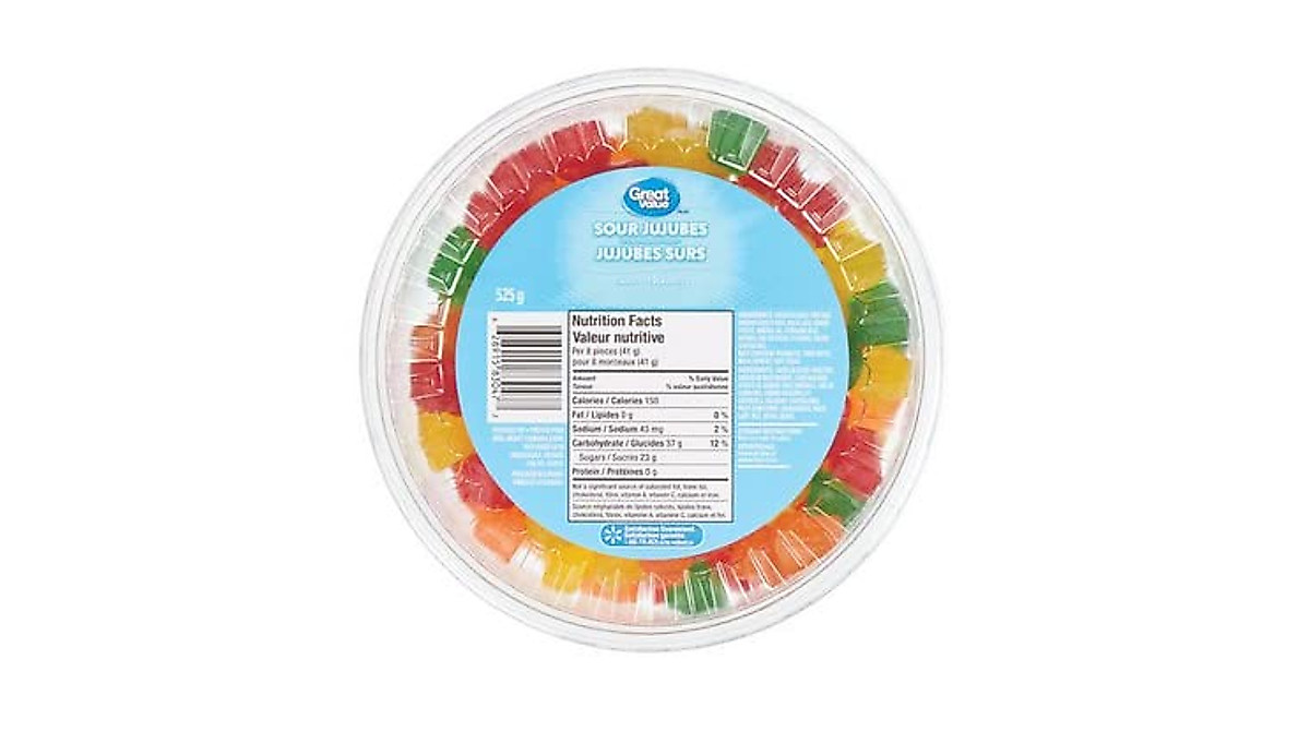 Great Value Sour Jujubes Candy – Chewy & Tangy Gummy Treats