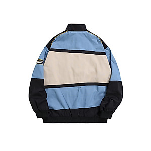 Aelfric Eden Men's Varsity Jacket Harajuku Vintage Graphic Baseball Jacket Unisex Coats Streetwear