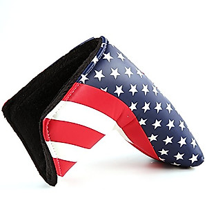 Golf Stars and Stripes Balde Golf Putter Headcover Cover Protector for Odyssey
