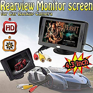 BW 4.3 Inch LCD TFT Rearview Monitor Screen for Car Backup Camera