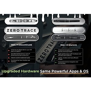 Zero Trace Pen: All-in-One Tor Network Anonymous Flash Drive + Cold Storage Cryptocurrency Wallet (Clearnet | Dark Web | Darknet | Deep Web Compatible)