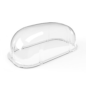 KastLite Clear Polycarbonate Emergency Exit Sign Cage - Protective Non Wire Guard Cover for Lighted Signs - Wall & Ceiling Light Damage Stopper - Outdoor Business & Home Lighting Protector (Clear, BG-1 22" x 15")