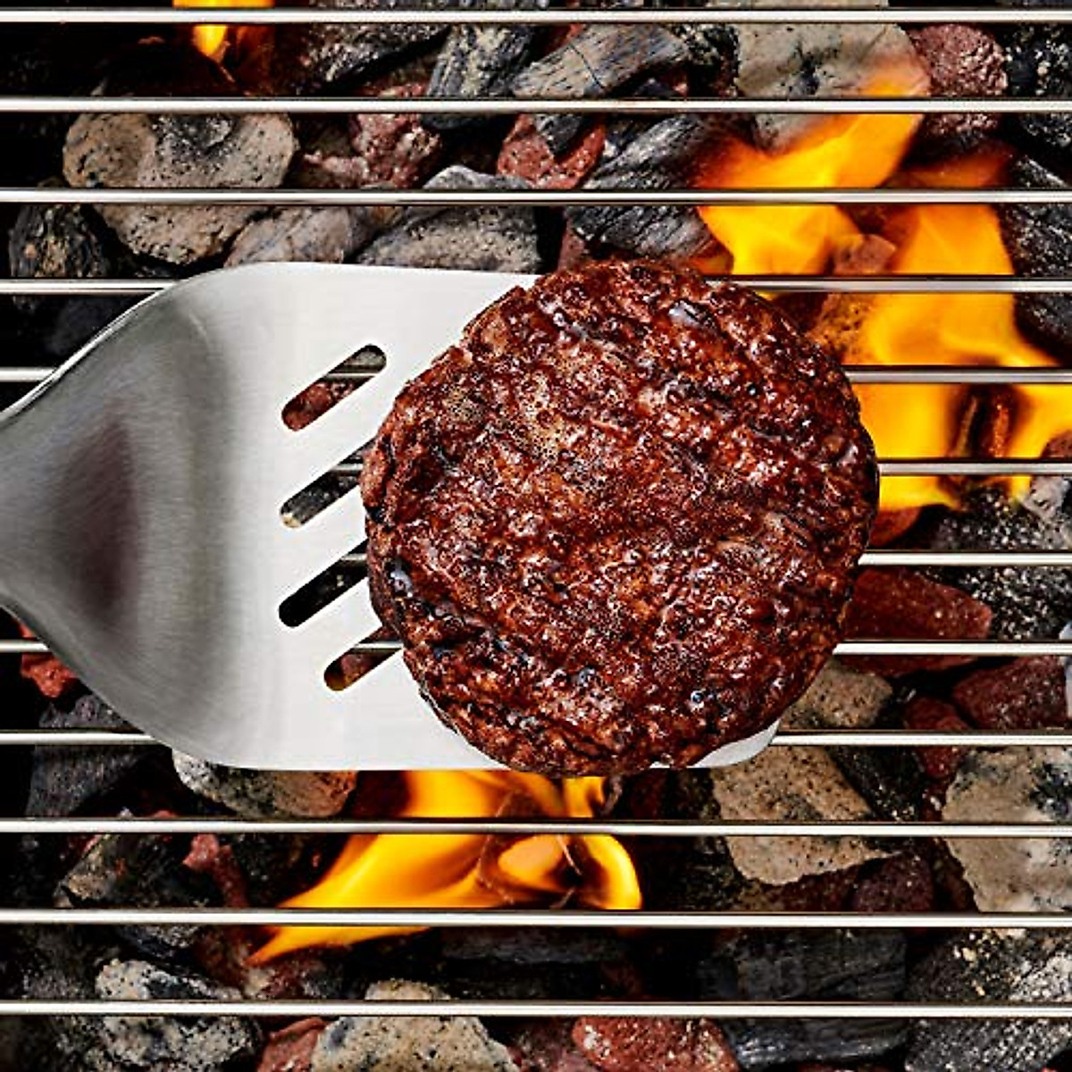 OXO Good Grips Grilling Tools, Tongs and Turner Set, Black