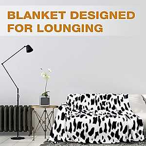 Poncho Blanket Super Soft Comfy Plush Wearable Fleece Blanket for Adult Women Men Kids Throw Wrap Cover Indoors or Outdoors, 55''x 80'' Dalmation