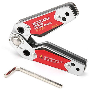 Hakeeta Welding Magnet, 20°-200° Adjustable Angles Multi-Angle Welding Magnetic Holders Soldering Tools.