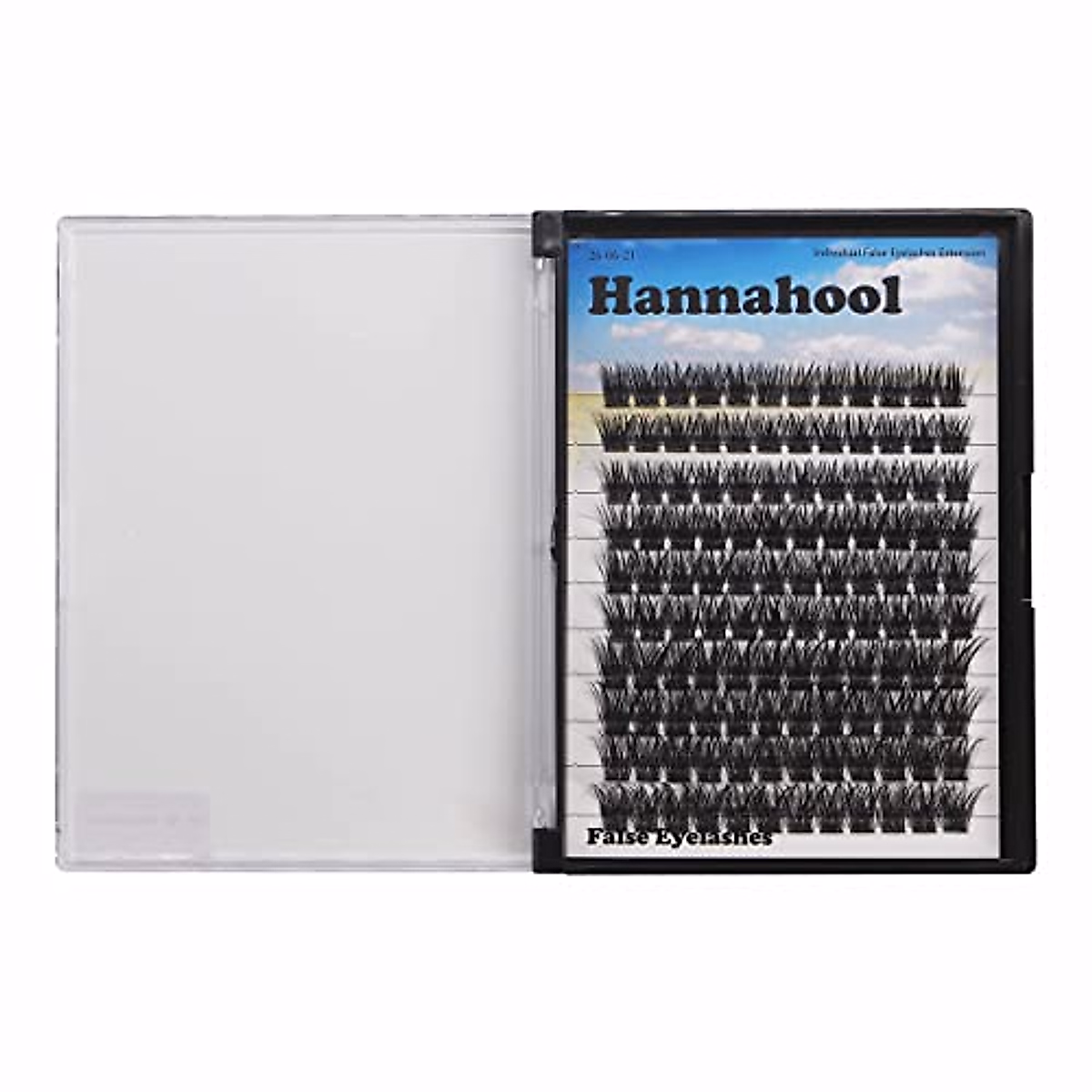 Hannahool 120pcs D Curl Individual Wide Stem Cluster DIY Eye Lashes Extensions Mixed 10-12-14-16mm/14-16-18mm/12-14-16mm Makeup Dramatic Volume Lashes (mixed 14-16-18mm)