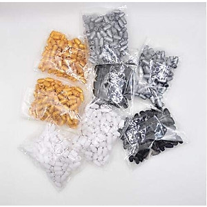 Sopeace 50pc Break Away Safety Clasp for Teething Necklaces and Bracelets Plastic Breakaway Clasps for Necklace (Black)