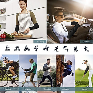 iSbaby Arm Sleeves Arm Protectors Cut Heat Burn Resistant Sleeve,Anti Abrasion for Thin Skin and Bruising Garden Kitchen Farm